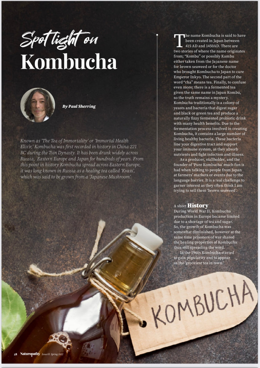 Spotlight of Kombucha – Pure Kombucha UK